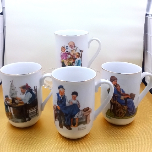 Norman Rockwell | Kitchen | 4pc Norman Rockwell Collectors Mug | Poshmark
